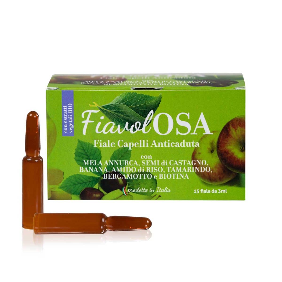 FiavolOSA. Fiale capelli anticaduta rinforzante - Parentesi Bio